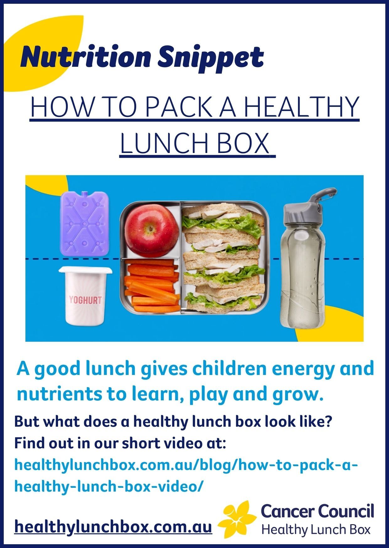How to pack a healthy lunch box | Healthy Made Tasty