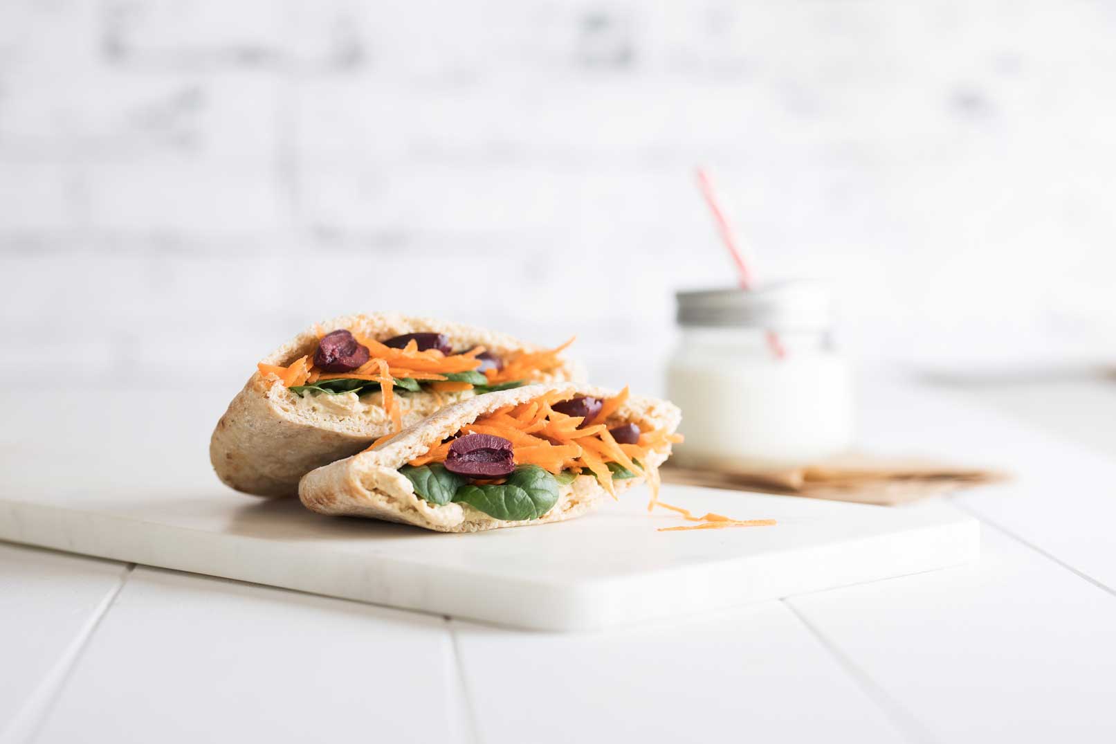 Mediterranean Vegie Pita Recipe | Healthy Made Tasty