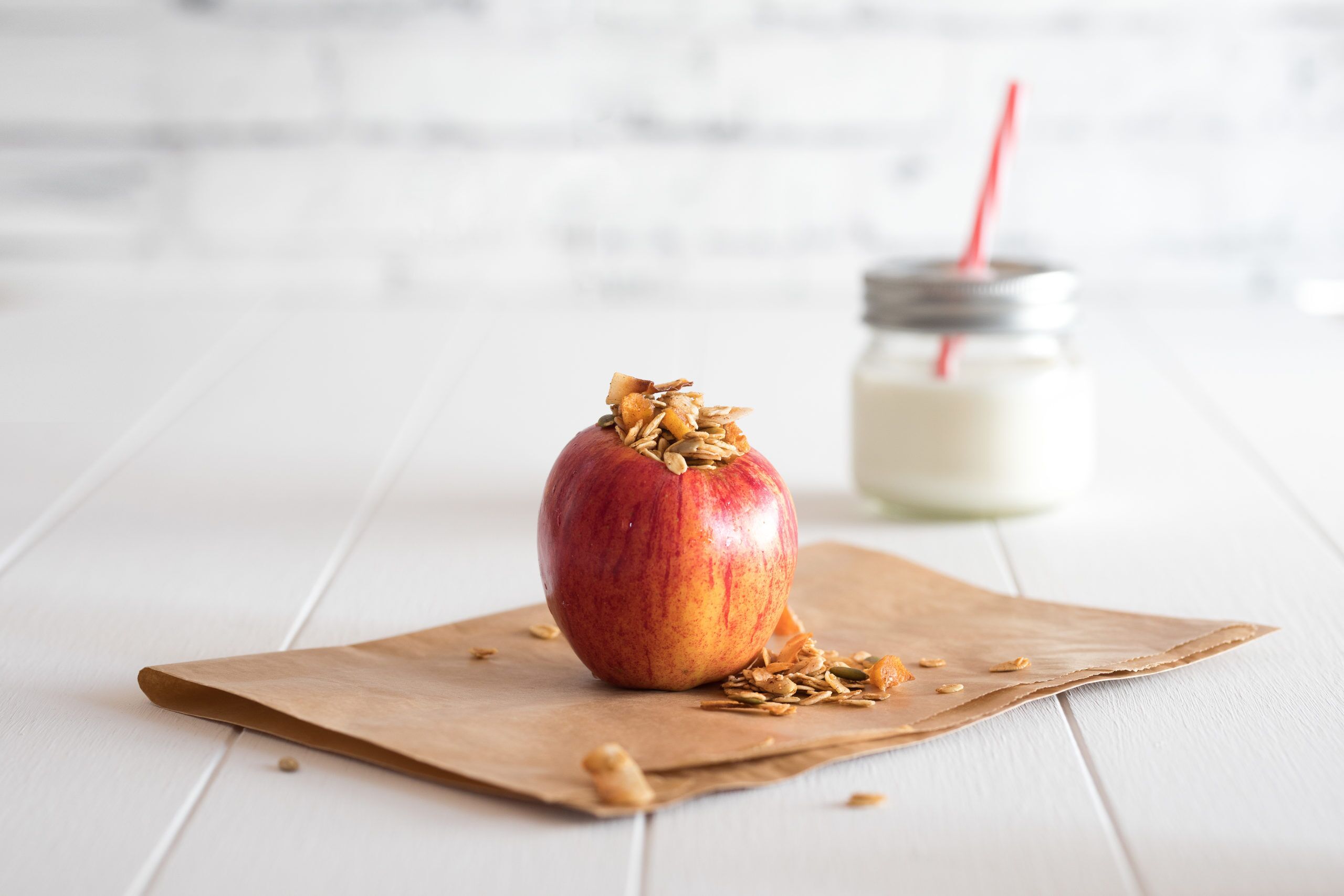 Stuffed Apple Snack Recipe | Healthy Made Tasty